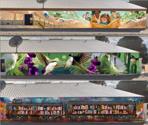 Safford Library Enters Final Phase for New Exterior Mural; Public ...